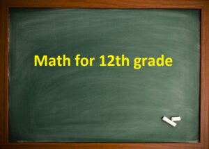 Math for 12th grade Archives - Math For All